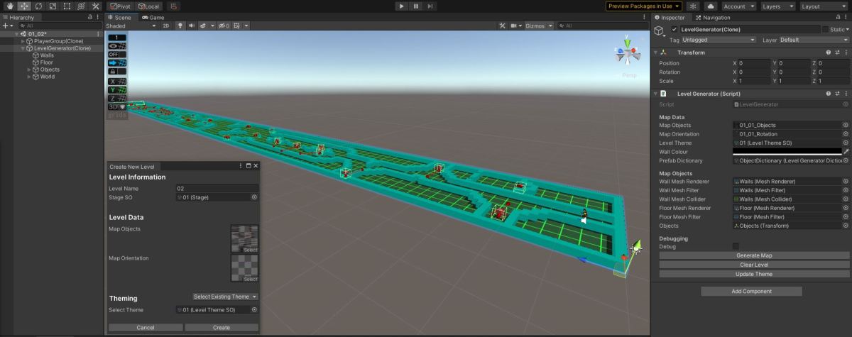 FWD Level Design – Unity 3D Custom Level Editor Tool – Callum Nottage
